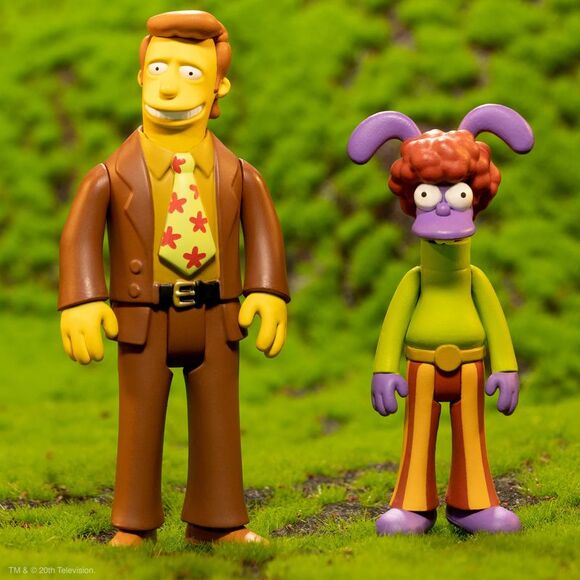 Super7 | Toys | The Simpsons Reaction Figure Wave 2 Troy Mcclure Fuzzy ...